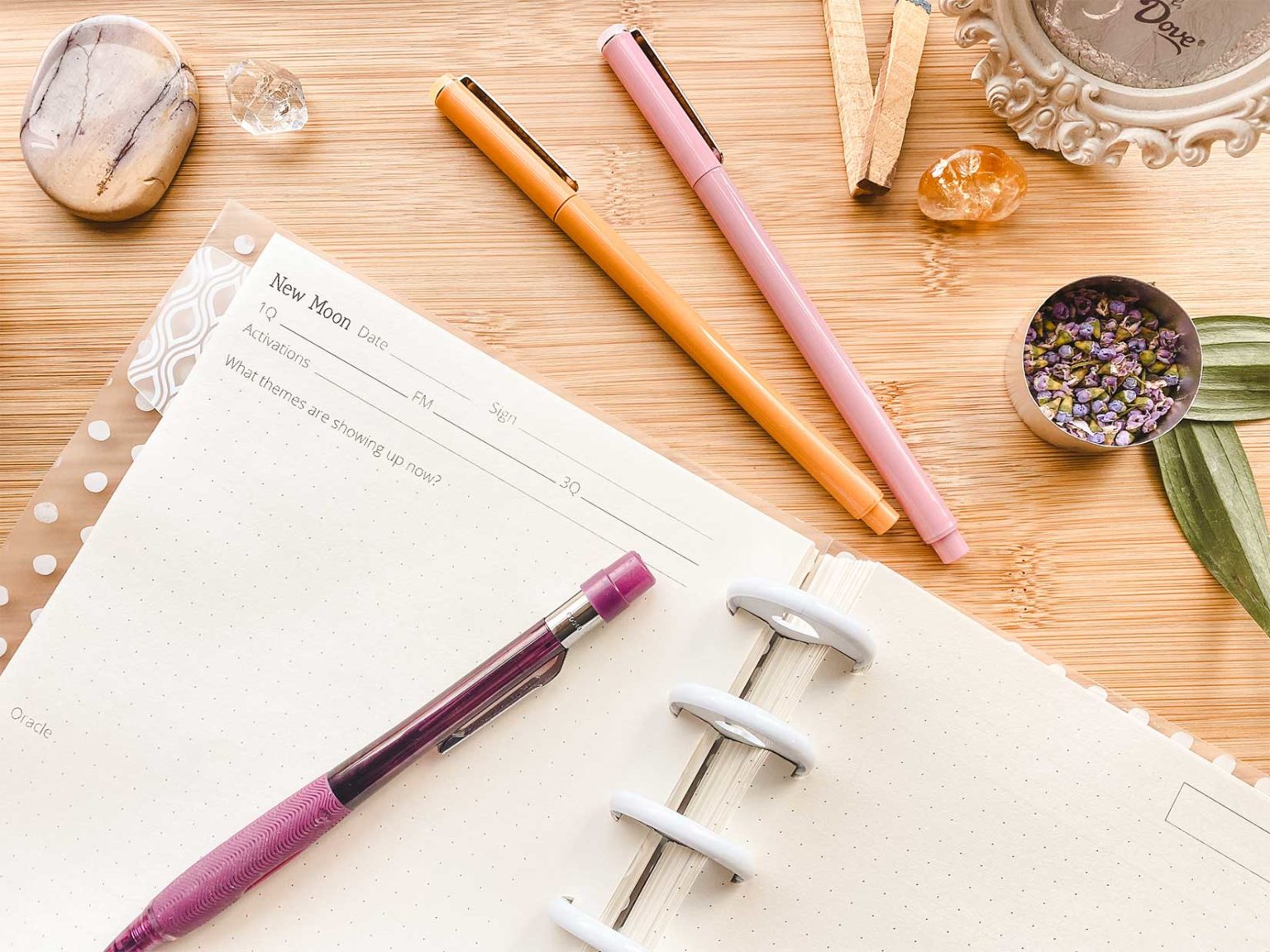 Moon Journal Planner Printable - Moon and Craft