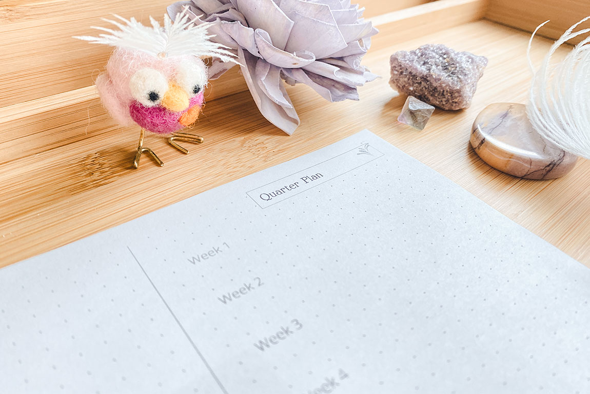 How to Plan with Astrology-Quarterly Planning Template - Moon and Craft