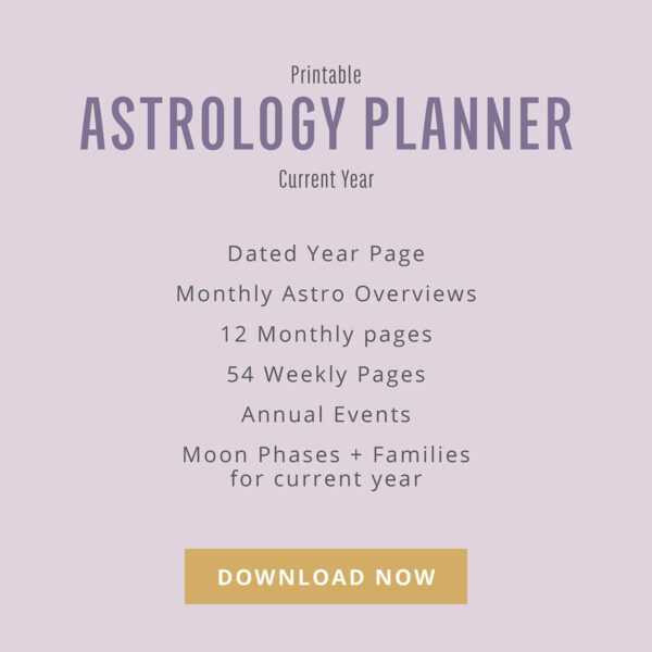 2026 Astrology Planner – Digital Download - Moon and Craft